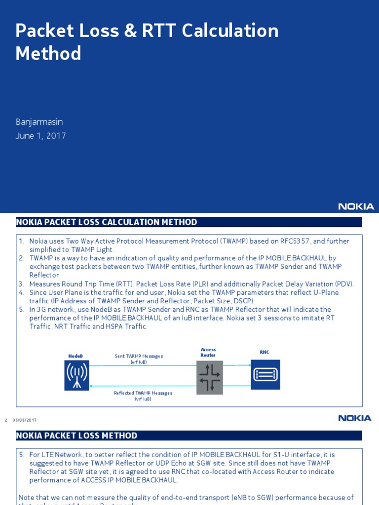 Packet Loss Method Calculation | PDF | Transmission Control Protocol ...