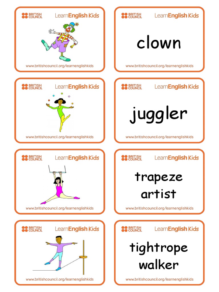 Circus Glossary