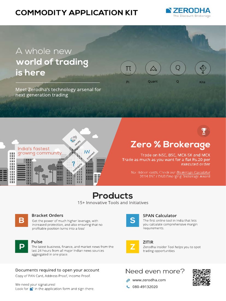 Zerodha Form PDF | PDF | Identity Document | Debits And Credits