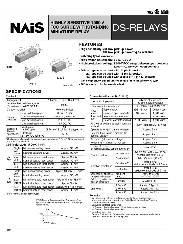 Data Sheet Relay Switch
