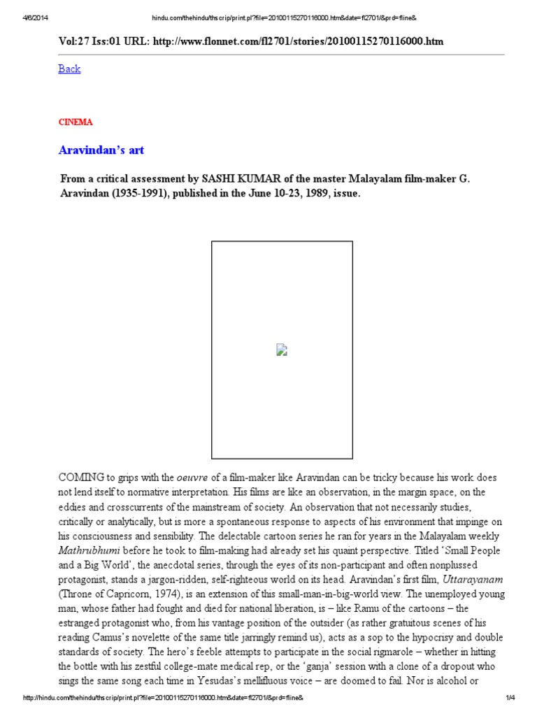 Aravindan's Art | PDF | Sita | Rama