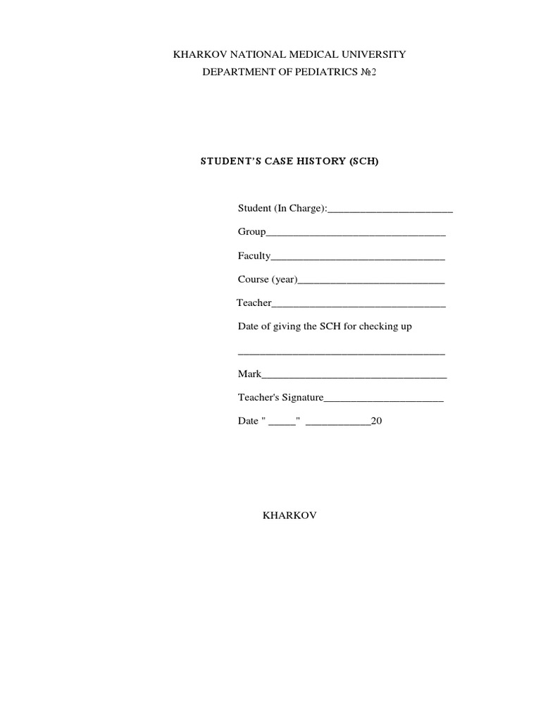 Model de Anamneza/ Examen Clinic Pediatrie | PDF | Medical Diagnosis ...