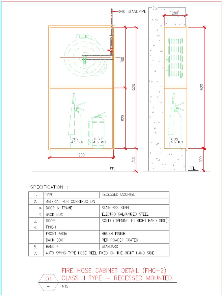 FHC Detail - Recessed Type