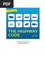 HIGHWAY CODE MARCH 25, 2020 - Zambia | PDF | Traffic | Traffic Light