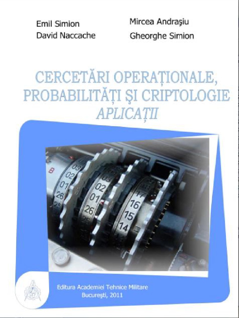 Cercetari Operationale PDF | PDF