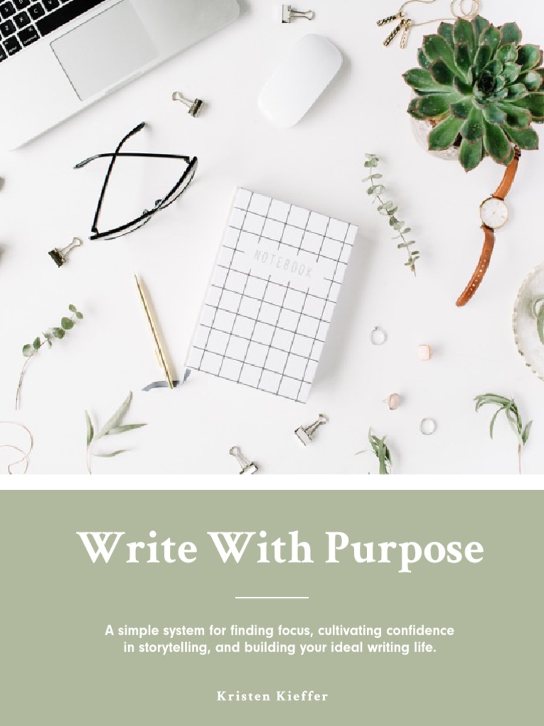 Write With Purpose (Fillable) | PDF | Storytelling | Motivation