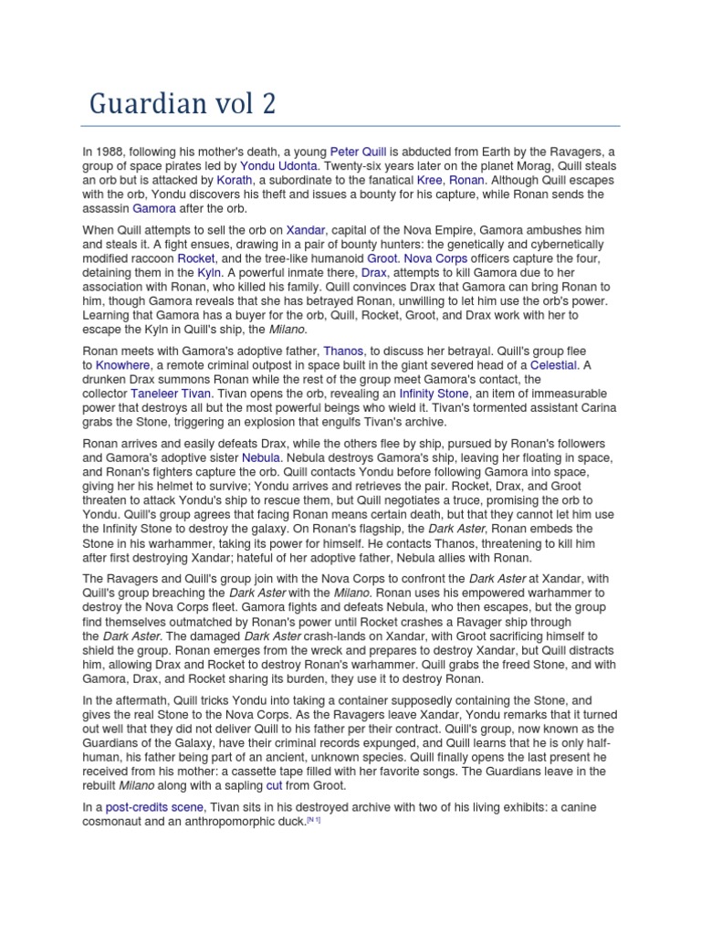 Guardian Vol 2 | PDF | Marvel Comics Characters | Marvel Comics