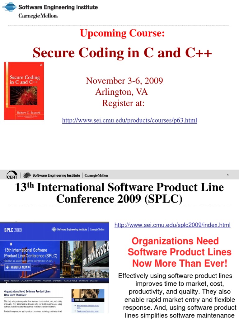 Secure Coding Webinar3 | PDF | Vulnerability (Computing) | Computer ...
