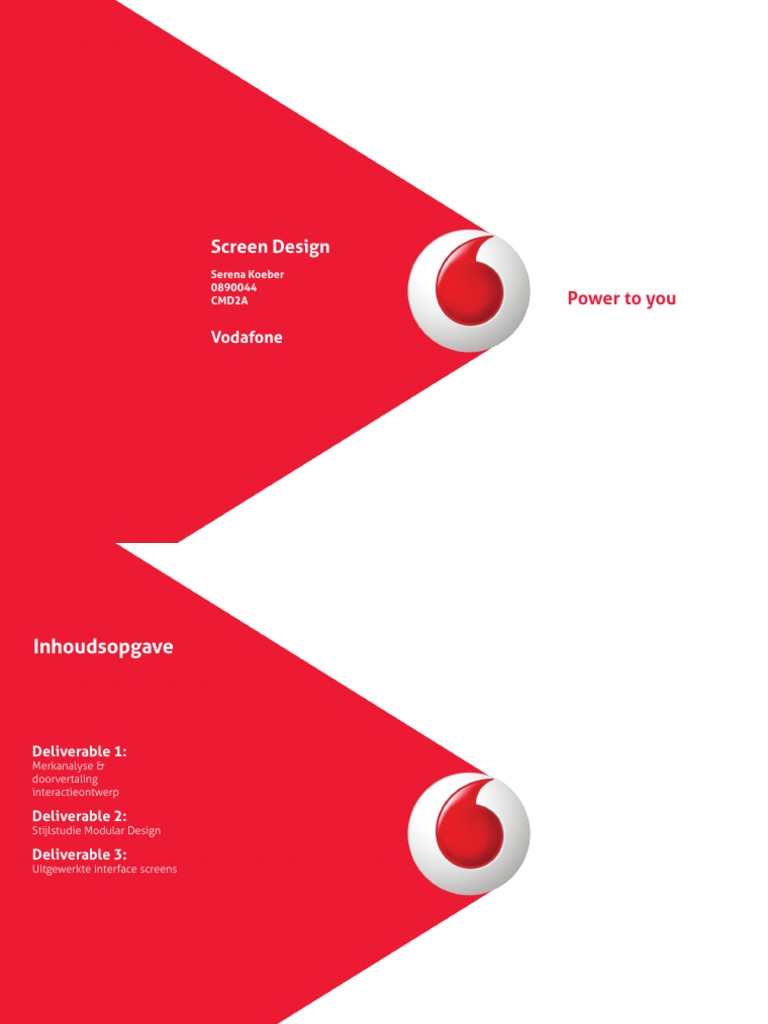 Vodafone Design Report | PDF