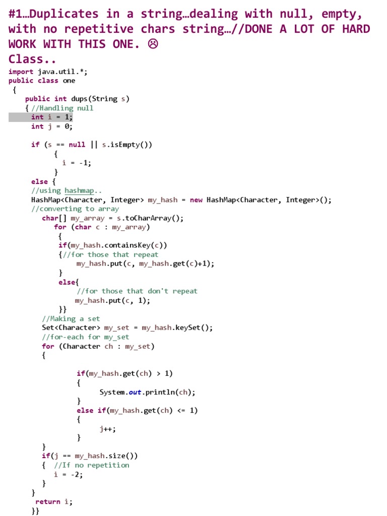 String duplicates | PDF | String (Computer Science) | Discrete Mathematics