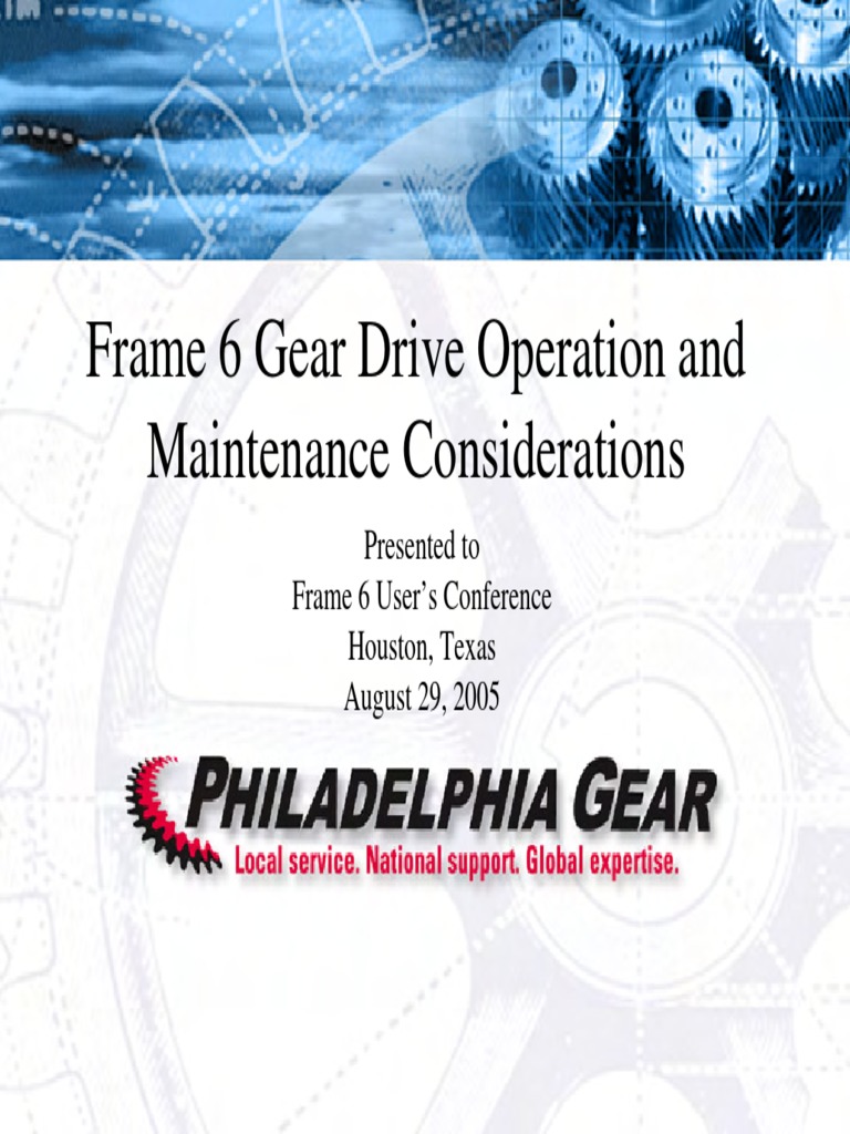 Accessory and Load Gearbox Problems | PDF | Gear | Bearing (Mechanical)