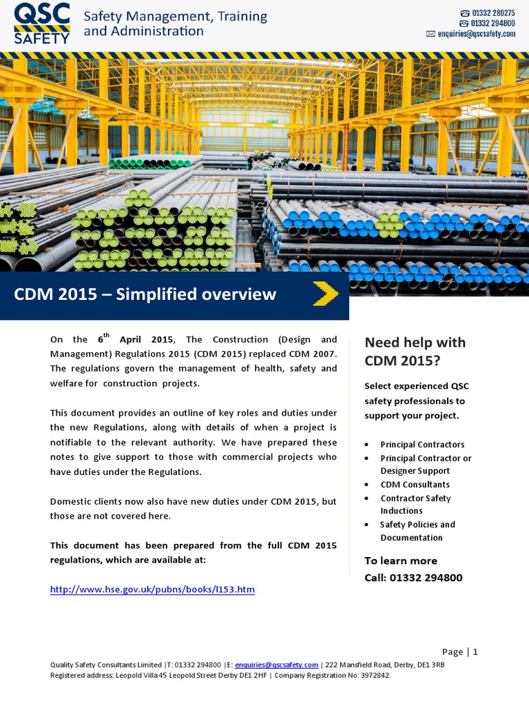 CDM 2015 - Simplified Overview: Need Help With CDM 2015? | PDF ...