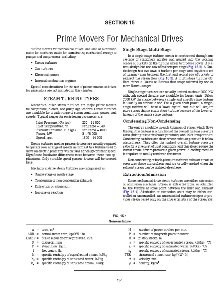 M15 PDF | PDF | Gas Compressor | Gas Turbine