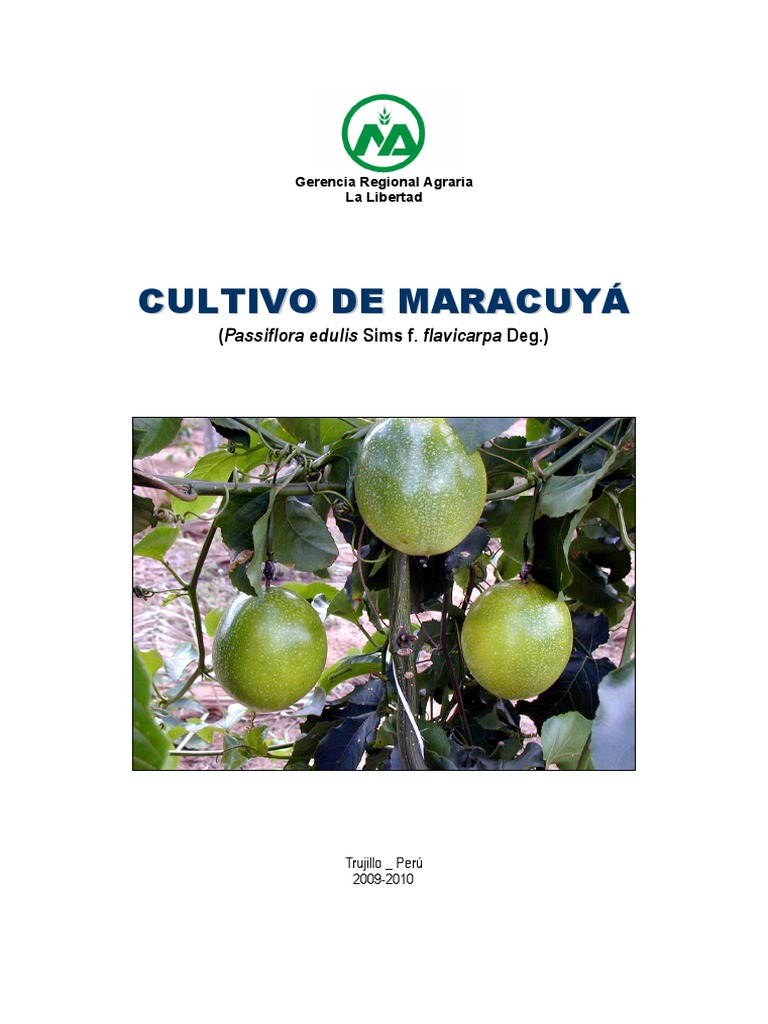 Manual Del Cultivo de Maracuya | PDF
