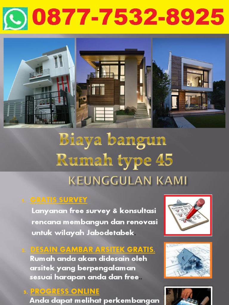 Biaya Bangun Rumah Type 45 | PDF