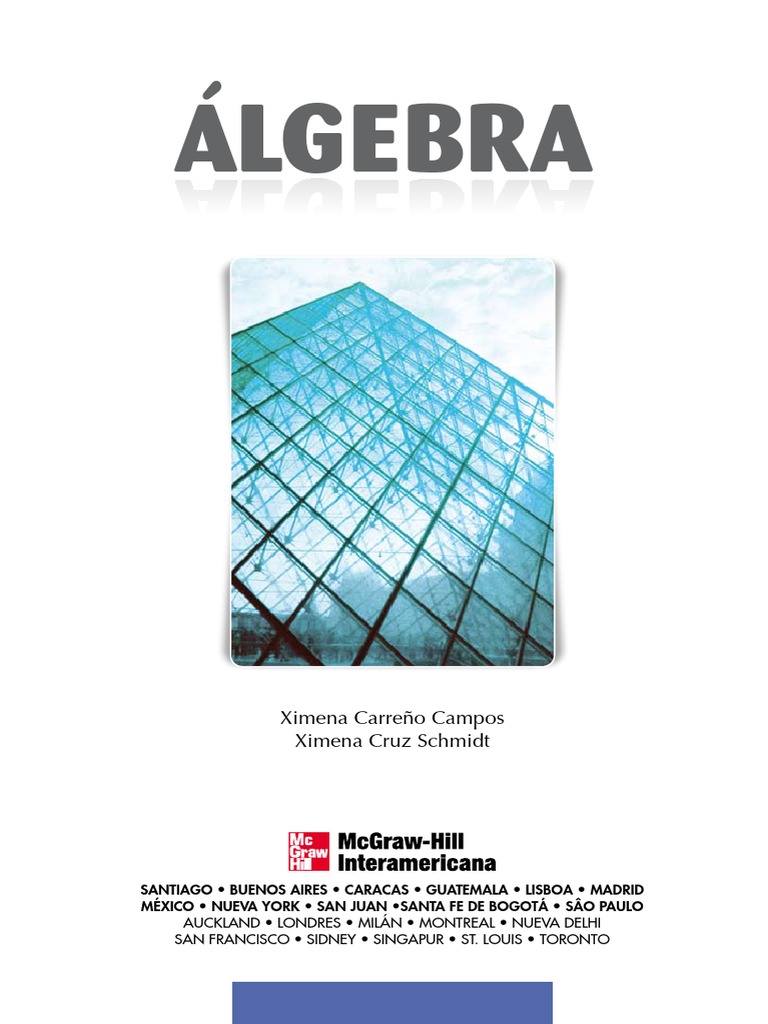 Algebra - Ximena Carreño PDF Algebra - Ximena Carreño PDF