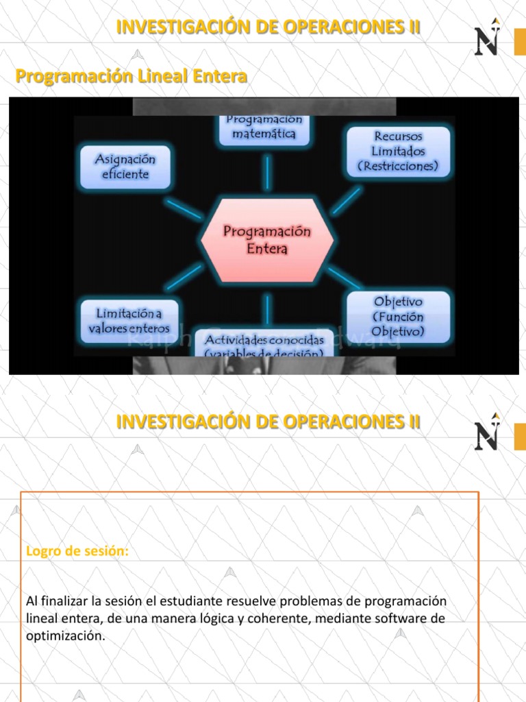 Investigación de Operaciones Ii Programación Lineal Entera | PDF ...