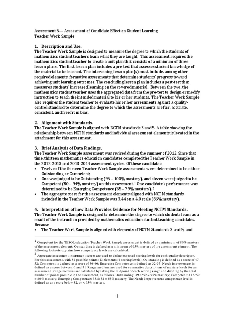 NCTM Assessment | PDF | National Council Of Teachers Of Mathematics ...