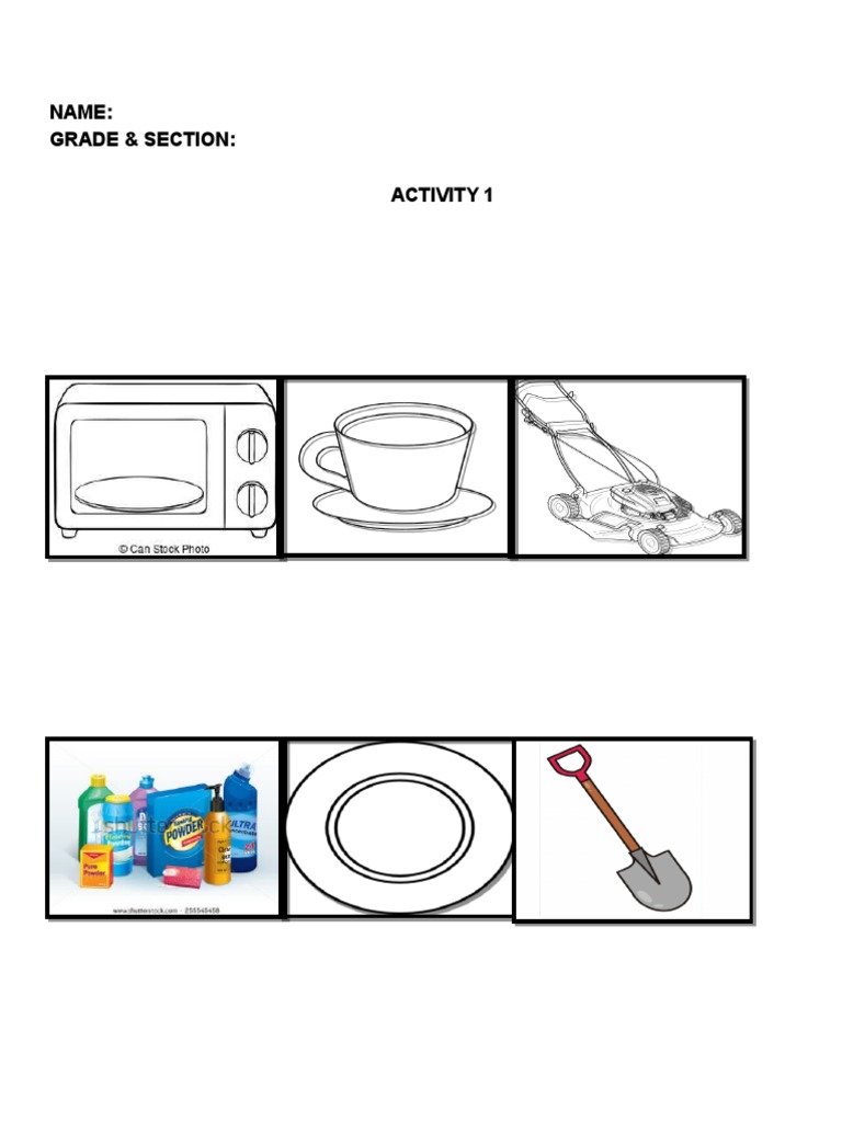 Name: Grade & Section: Activity 1 | PDF