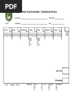 Scaa Cupping Form | PDF | Coffee | Food And Drink