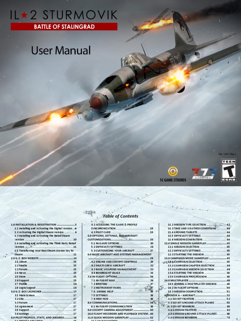 IL2 BOS Manual English 1011 Rev1 PDF | PDF | Internet Forum | Microsoft Windows