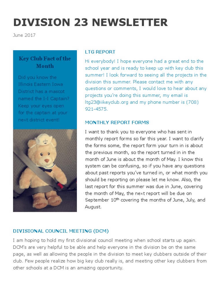 Newsletter June 2017 | PDF