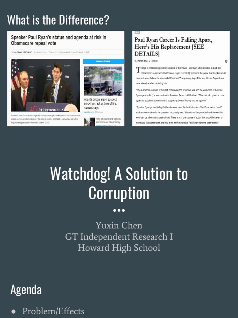 What Is The Difference? | PDF | Corruption | Transparency (Behavior)