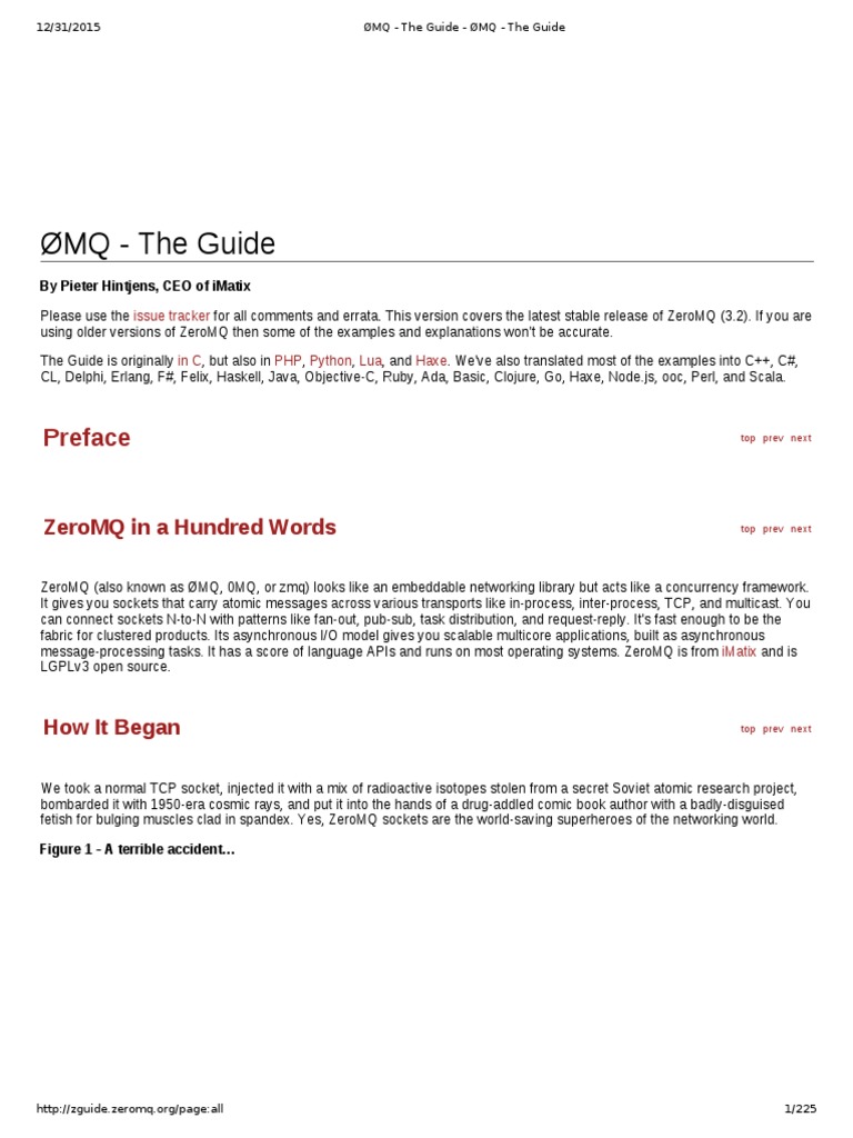 Zeromq Guide
