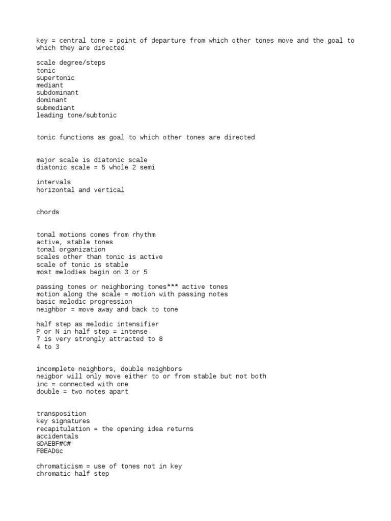 Harmony and Voice Leading | PDF | Scale (Music) | Interval (Music)