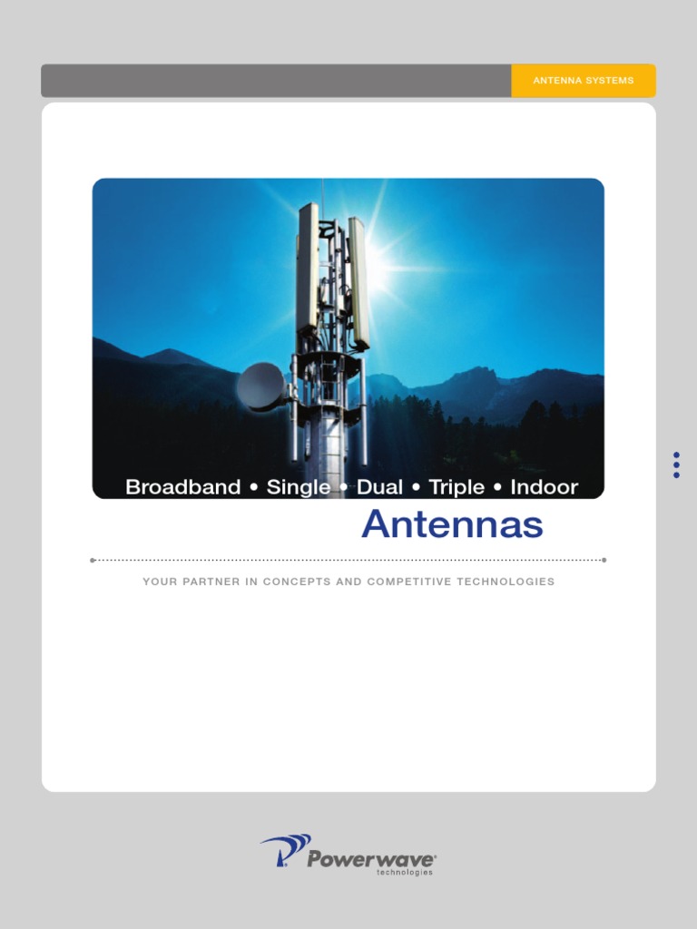 Allgon Antennas PDF | PDF | Remote Control | Antenna (Radio)