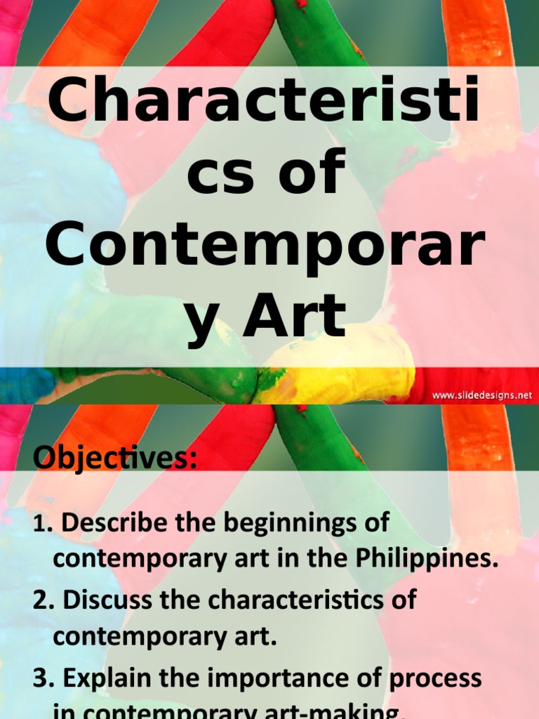 Lesson 1 CPAR | Contemporary Art | Aesthetics