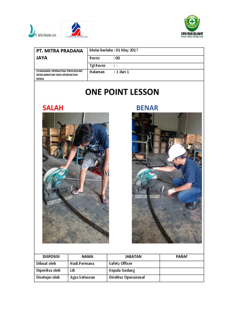 One Point Lesson | PDF