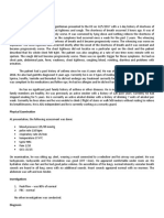 History Taking Template | PDF | Medicine | Clinical Medicine