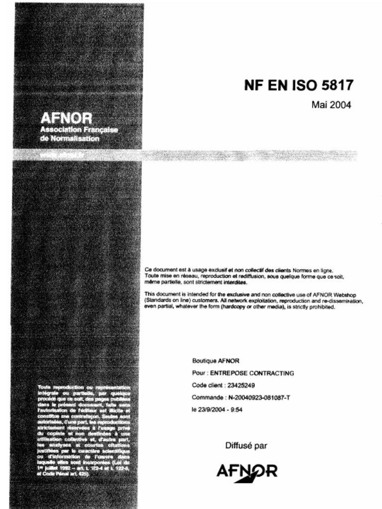 Iso 5817 | PDF
