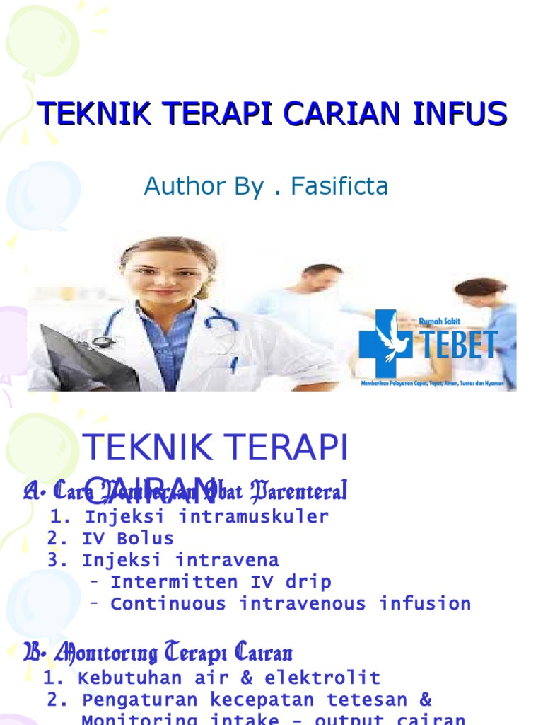 Panduan Terapi Cairan Infus | PDF