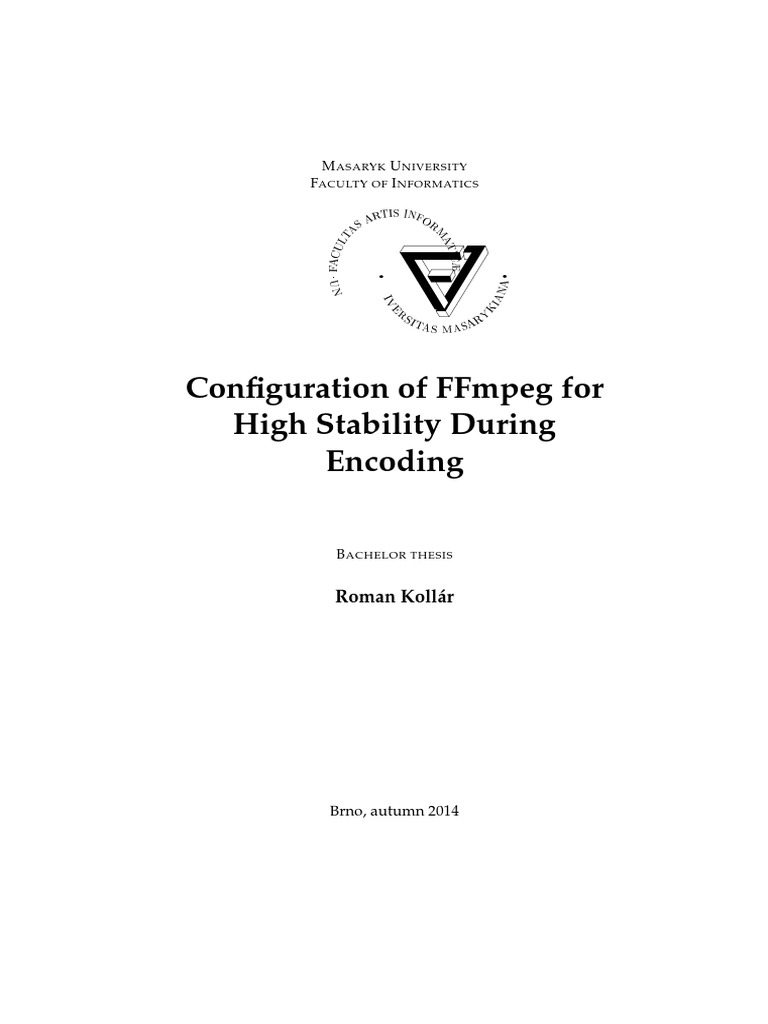 Configuration of FFmpeg For High Stability During Encoding | PDF | Data Compression | Codec