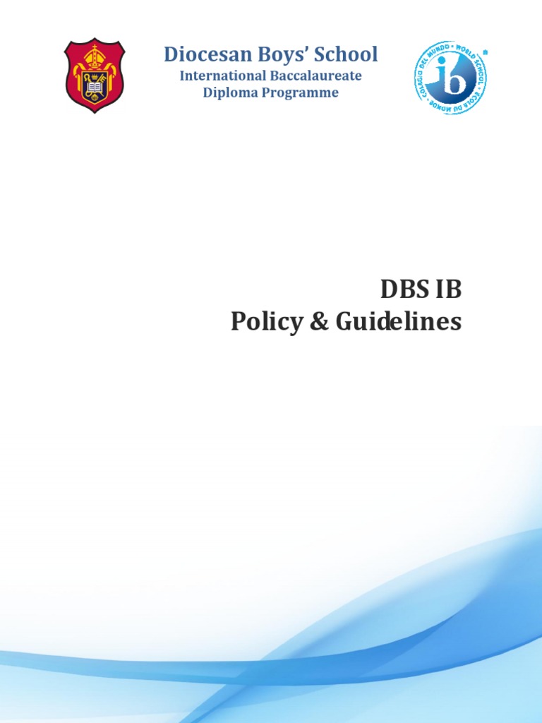 DBS IB Policy & Guidelines: A Comprehensive Handbook for Managing ...