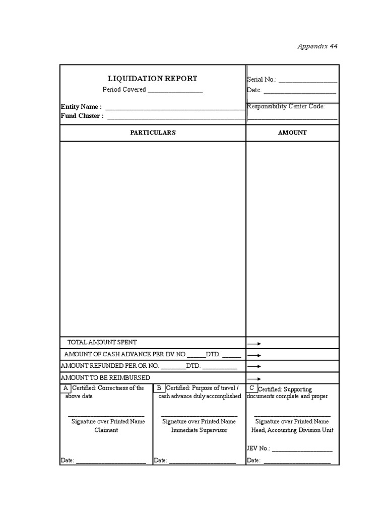 Appendix 44 LR | PDF | Finance & Money Management