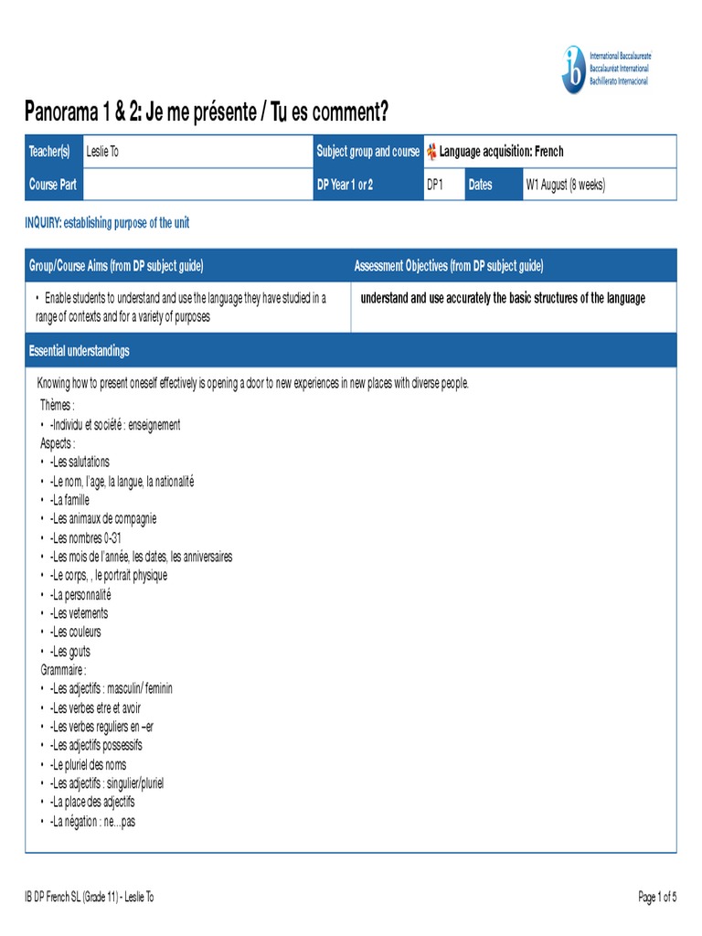 Panorama 1 | PDF | Educational Assessment | Learning