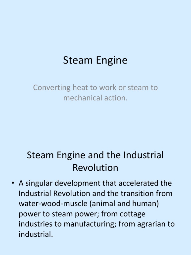 Lect 6 Steam Engine | PDF | Steam Engine | James Watt