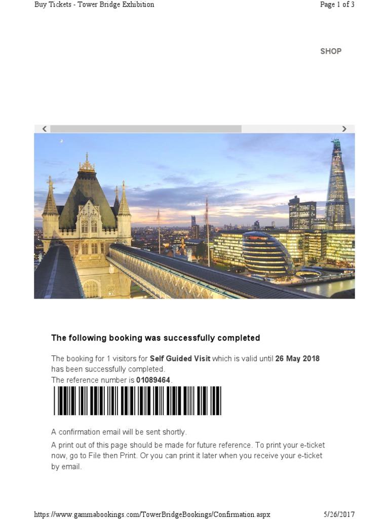 The Following Booking Was Successfully Completed | PDF | Computer ...