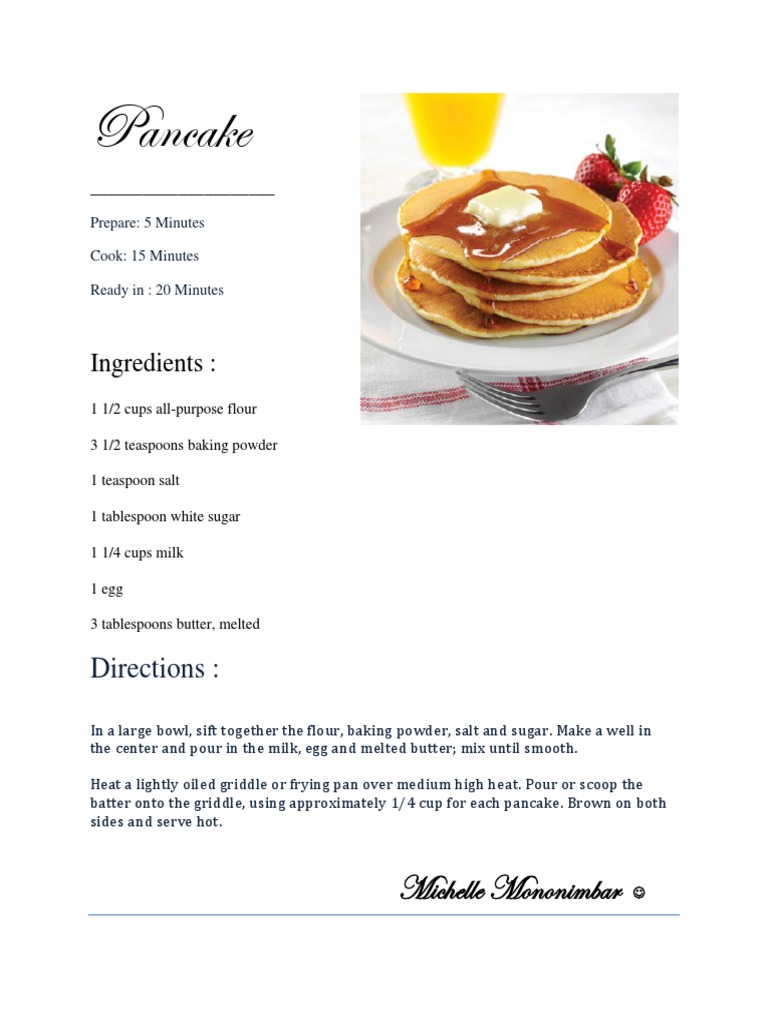 Pancake | PDF