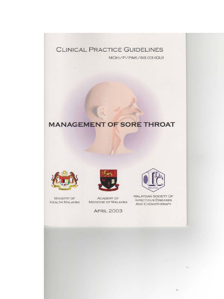 Management of Sore Throat PDF | PDF