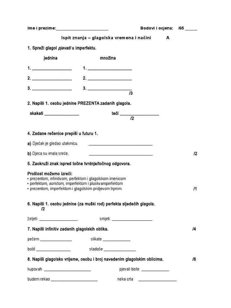 6.r. Gl.oblici Ispit Znanja a 2016.