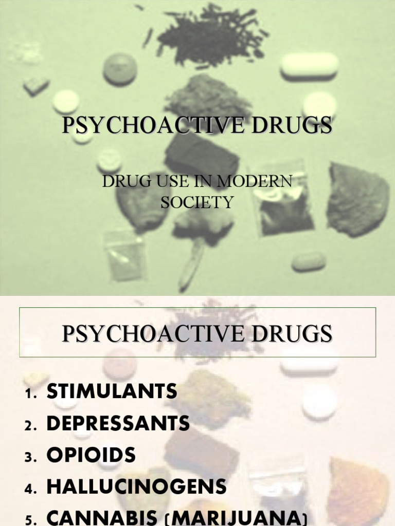 Psychoactive Drugs | PDF