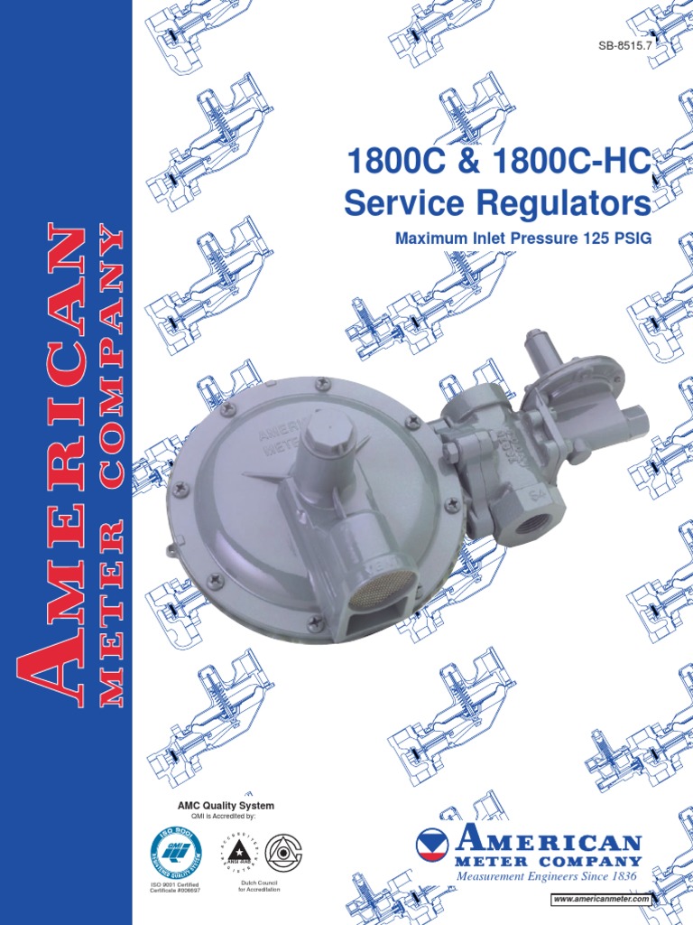 Regulador AM 1813C | PDF | Valve | Building Materials