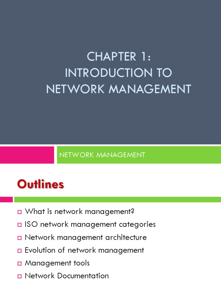 Chapter 1 Introduction To Network Management | PDF | Ip Address ...