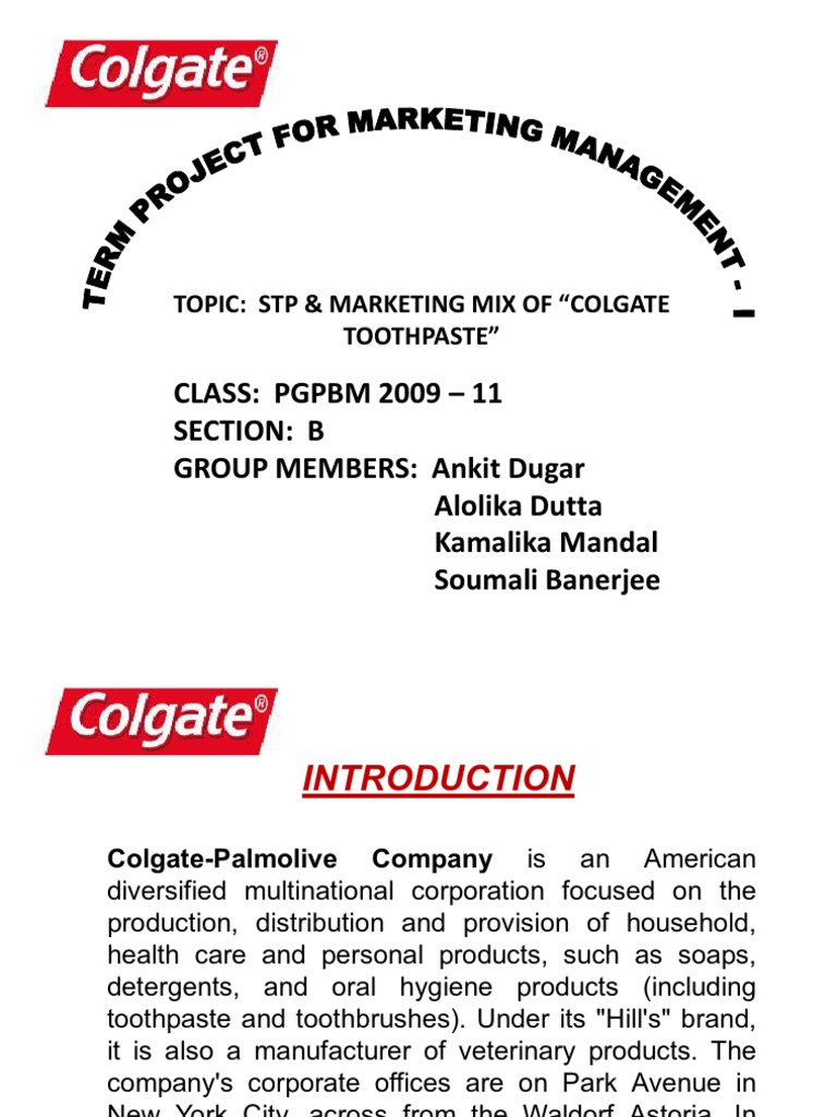 Colgate - Presentation | PDF | Dentistry | Mouth