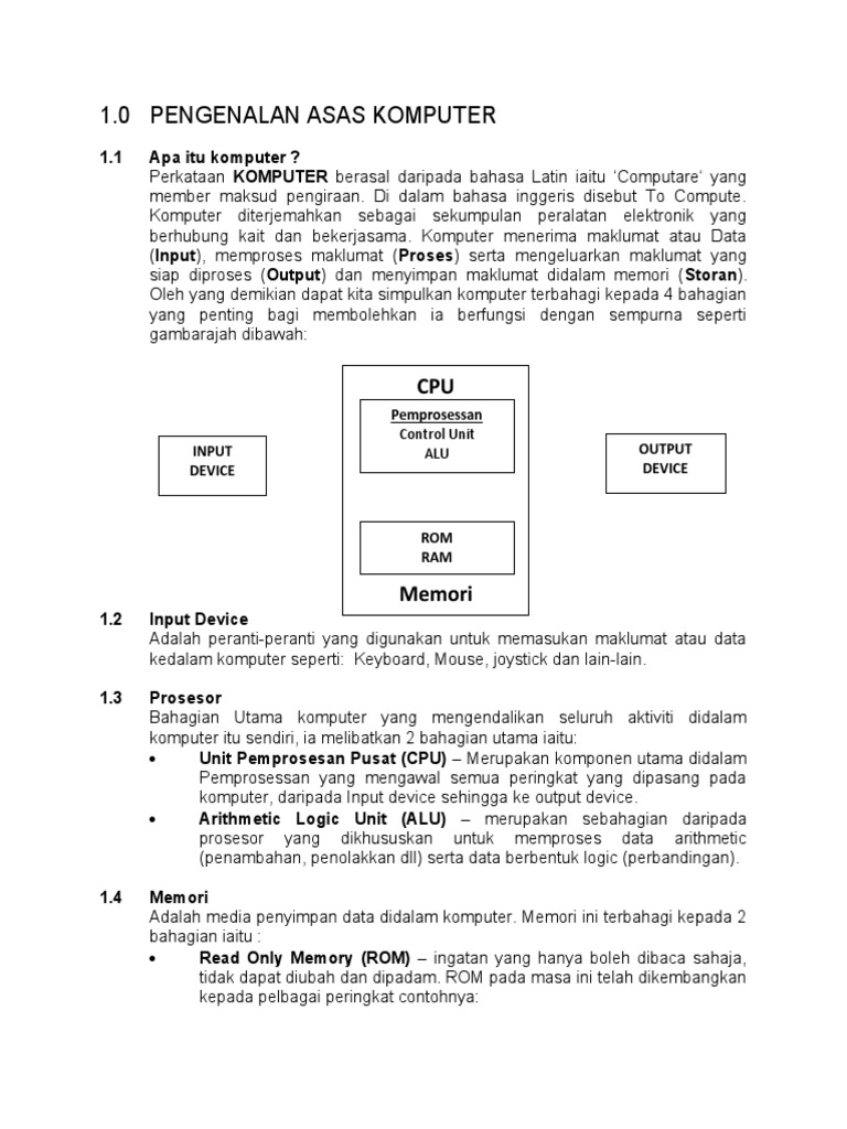 Modul Penyelenggaraan Komputer | PDF