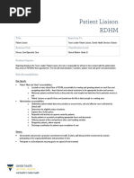 RDHM Referral Procedure Overview | PDF | Prosthodontics | Dentistry